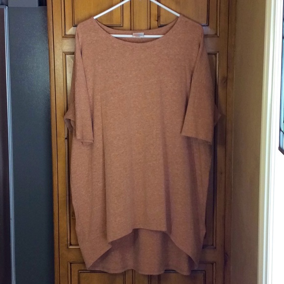LuLaRoe | Tops | Final Sale Price Lularoe Peachcoral Ss Long Tunic Top ...